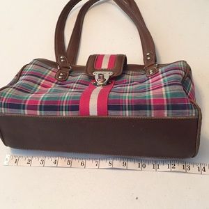 Chaps | Bags | Chaps Plaid Purse | Poshmark